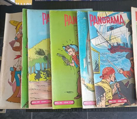 strip casopisi Panorama iz 1968 i 1971 godine