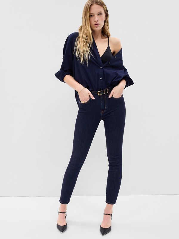 GAP JEANS MID RISE TRUE SKINNY JEANS WITH WASHWELL - WOMEN