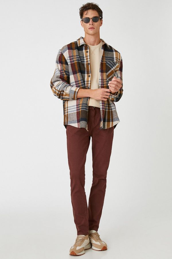 KOTON BASIC GABARDINE TROUSERS