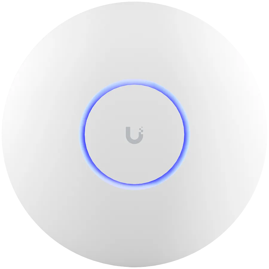 UBIQUITI U7-PRO Ceiling-mount WiFi 7 AP with 6 GHz support, 2.5 GbE uplink, and 9.3 Gbps over-the-air speed, 140 m² (1,500 ft²) coverage