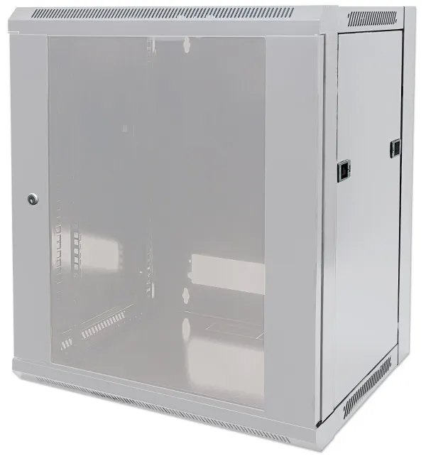 Rack orman Intellinet 711807 19"/9U 570x600x500/staklena vrata/bravica