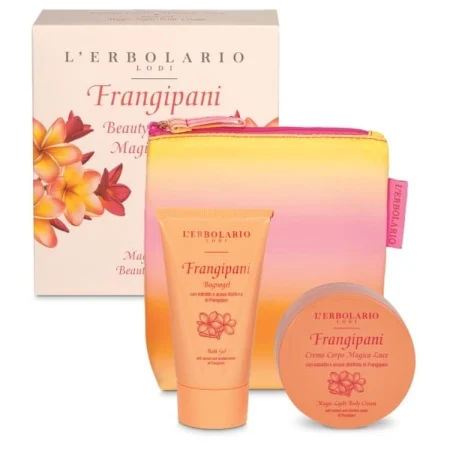 L'erbolario Set Frangipani Gel za tuširanje 75ml + Svetlucava Krema za telo 75ml