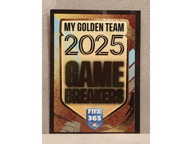 FIFA 365 2025 slicica GBL Game Breakers Logo