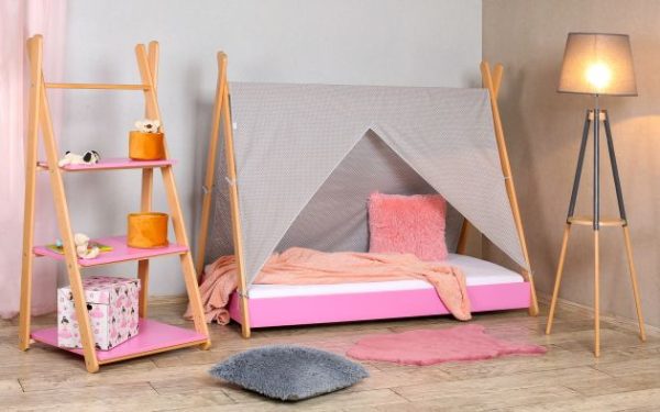 Krevet za decu Tipi 180×80 sa tendom, PINK