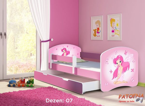 Krevet za decu Acma 2 PINK 140×70 F 07