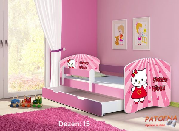 Krevet za decu Acma 2 PINK 140×70 F 15