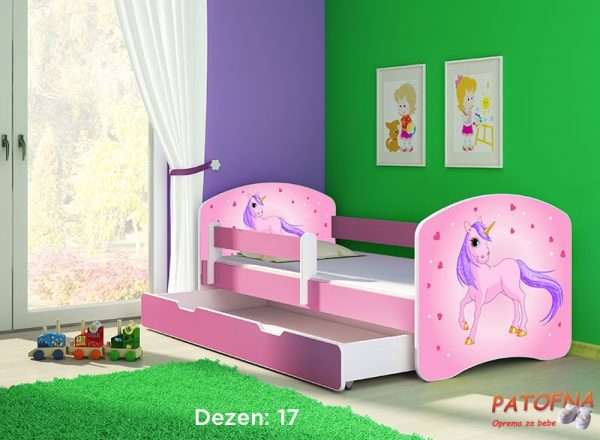 Krevet za decu Acma 2 PINK 140×70 F 17