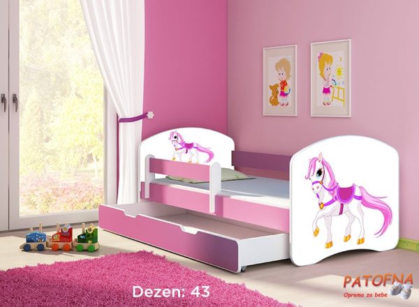 Krevet za decu Acma 2 PINK 140×70 F 43