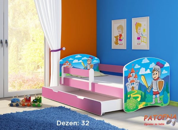 Krevet za decu Acma 2 PINK 140×70 F 32