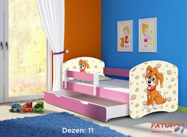 Krevet za decu Acma 2 PINK 140×70 F 11