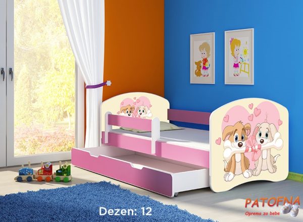 Krevet za decu Acma 2 PINK 140×70 F 12