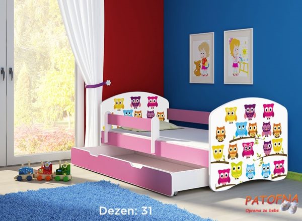 Krevet za decu Acma 2 PINK 140×70 F 31