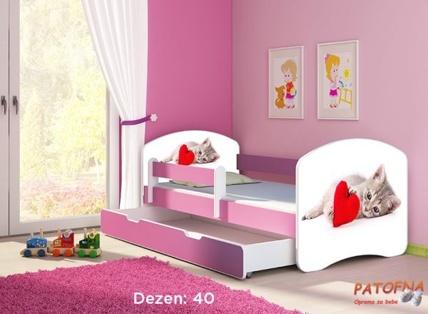 Krevet za decu Acma 2 PINK 140×70 F 40