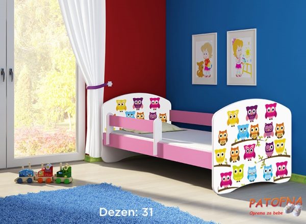 Krevet za decu Acma 2 PINK 140×70 BF 31