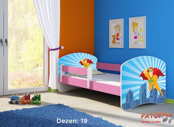 Krevet za decu Acma 2 PINK 140×70 BF 19