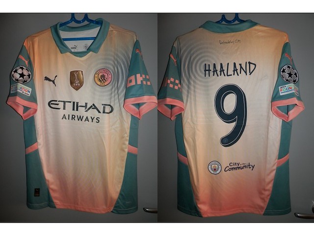 Manchester City dres 2024-25 Haaland 9 (Četvrti dres)