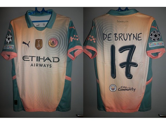 Manchester City dres 2024-25 De Bruyne 17 Četvrti dres