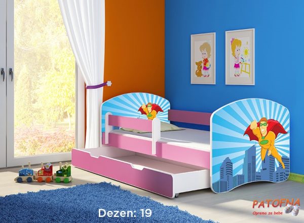 Krevet za decu Acma 2 PINK 180×80 F 19