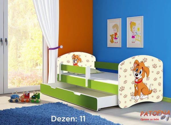 Krevet za decu Acma 2 GREEN 180×80 F 11