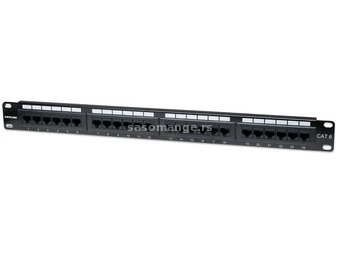 Intellinet Patch panel Manhattan 520959 19"/1U Cat6/24 port