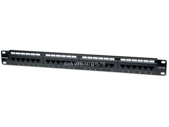 Intellinet Patch panel Manhattan 513555 19"/1U Cat5e/24 port