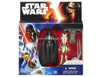 Star Wars Rebels Darth Vader &amp; Ahsoka Tano 3.75 2-pack Hasbro