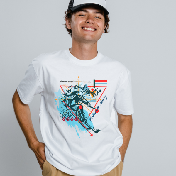 Freedom on snow unisex tshirt Kerefeke