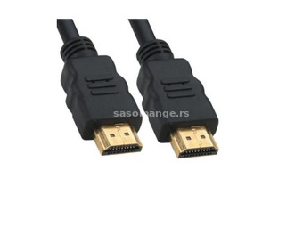 Kabl Kettz HDMI 1.4 M/M Gold 1m crni HM-01