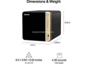 STORAGE QNAP NAS TS-464-8G 4-Bay