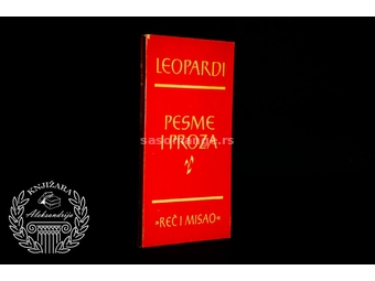 Đakomo Leopardi Pesme i proza