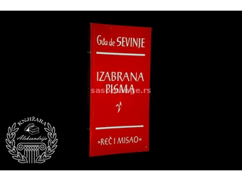 Gospođa de Sevinje Izabrana pisma