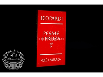 Đakomo Leopardi Pesme i proza