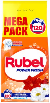 DETERDŽENT ZA VEŠ POWER FRESH 120PR RUBEL 9KG
DETERDŽENT ZA VEŠ POWER FRESH 120PR RUBEL 9KG