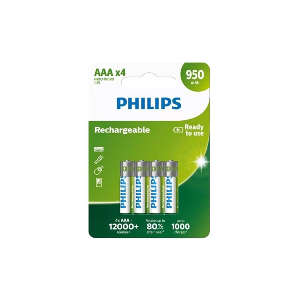 Baterije punjive AAA 950mAh PHILIPS 1kom.