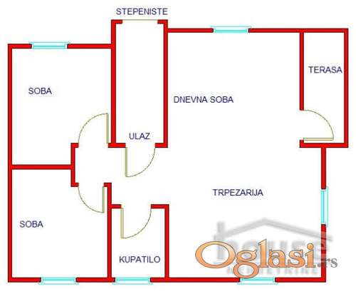 STAN - NOVI SAD - ADICE - 75m2 - 131300 evra