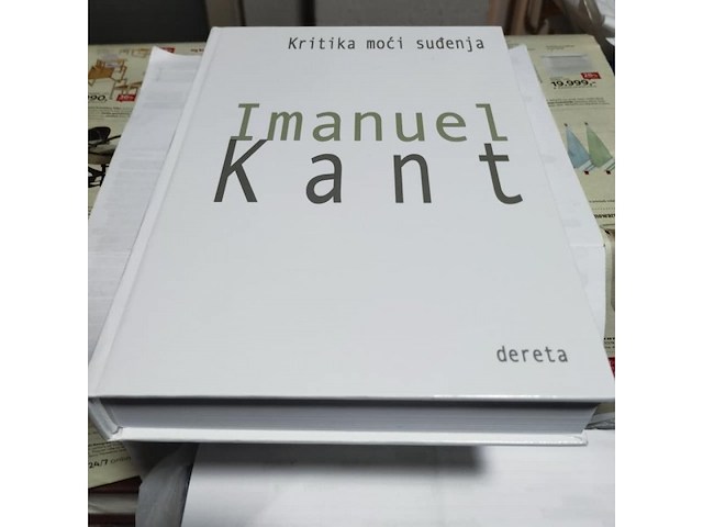 Kritika moći suđenja-Imanuel Kant,KAO NOVA(5+)