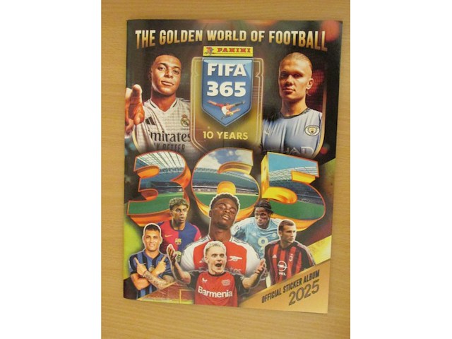 FIFA 365 2025 The glden world of football prazan album