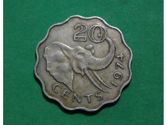 Swaziland - 20 cents 1974