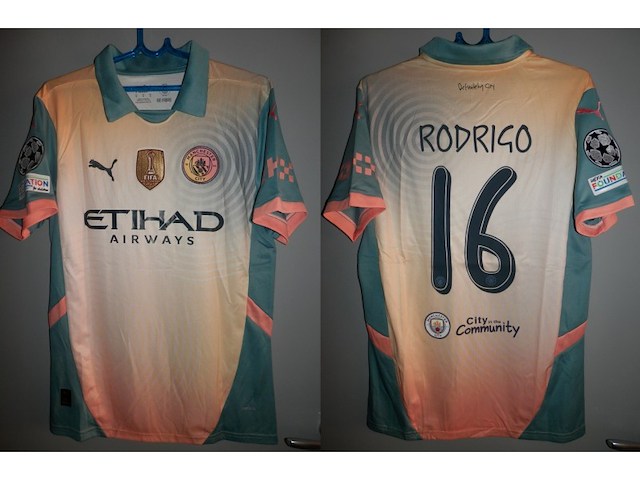 Manchester City dres 2024-25 Rodrigo 16 (Četvrti dres)