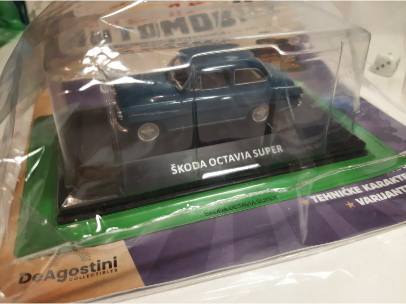 LEGENDAR AUTO ŠKODA OKTAVIA SUPER DE AGOSTINI 1:48 NOV!