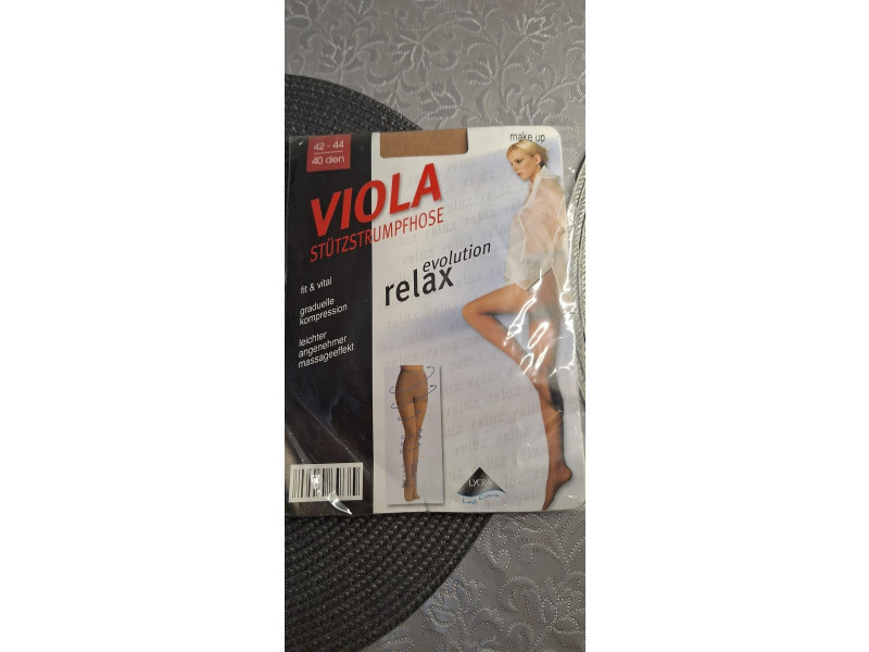 VIOLA relax kompresivne čarape 40den NOVO 2/3.vel