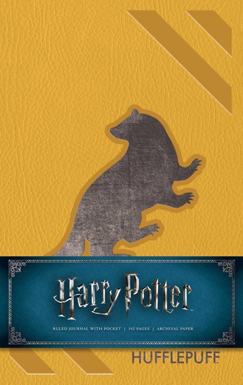 Harry Potter Hufflepuff: Hardcover Ruled Journal