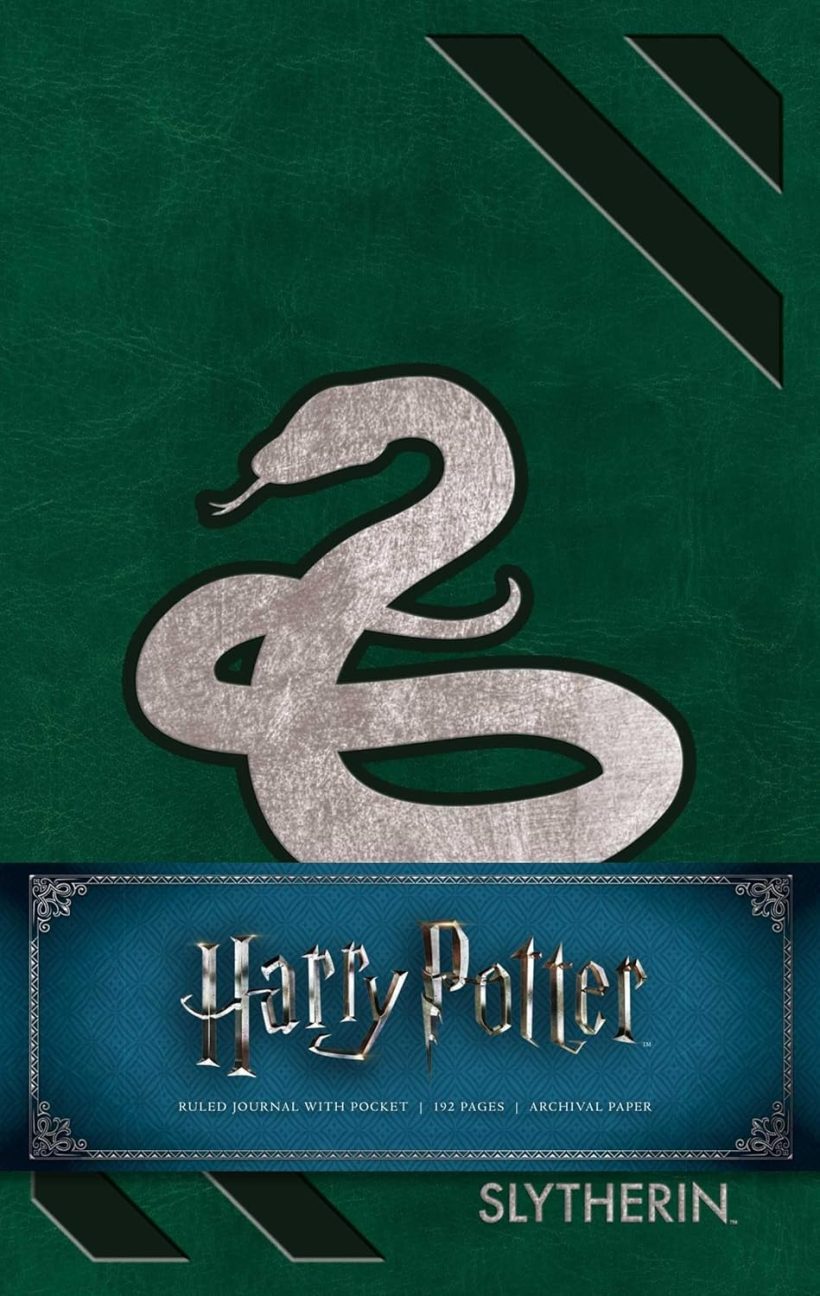 Harry Potter Slytherin: Hardcover Ruled Journal