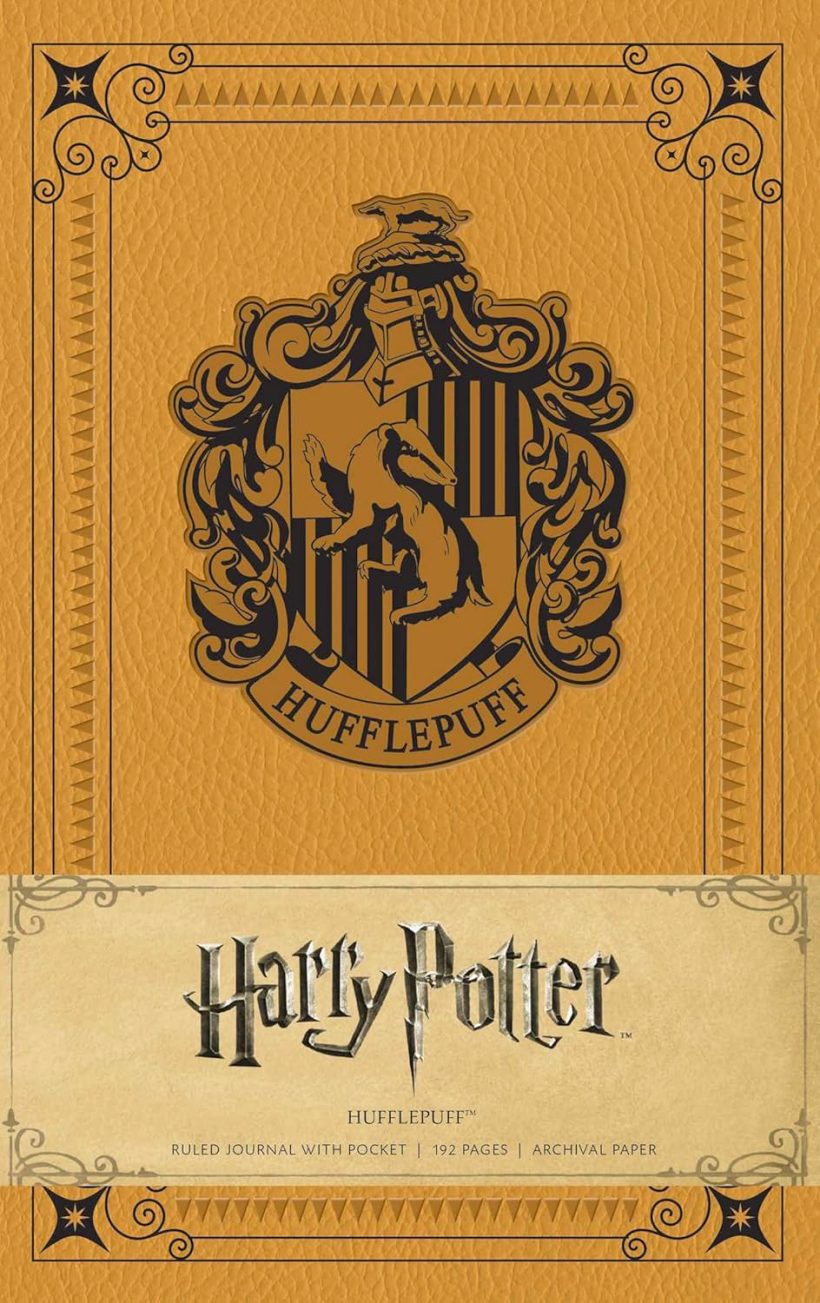 Harry Potter Hufflepuff: Hardcover Ruled Journal