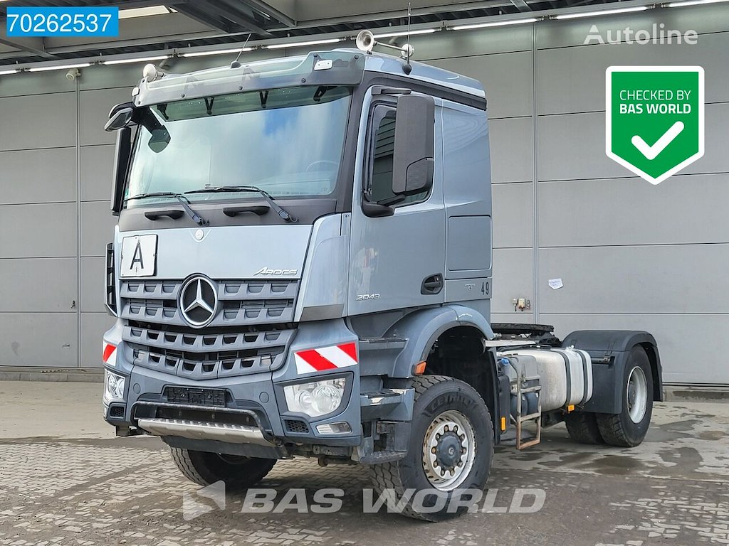 Mercedes-Benz Arocs 2043 4X4 Allrad Retarder Hydraulik Big-Axle Trommelbremse tegljač