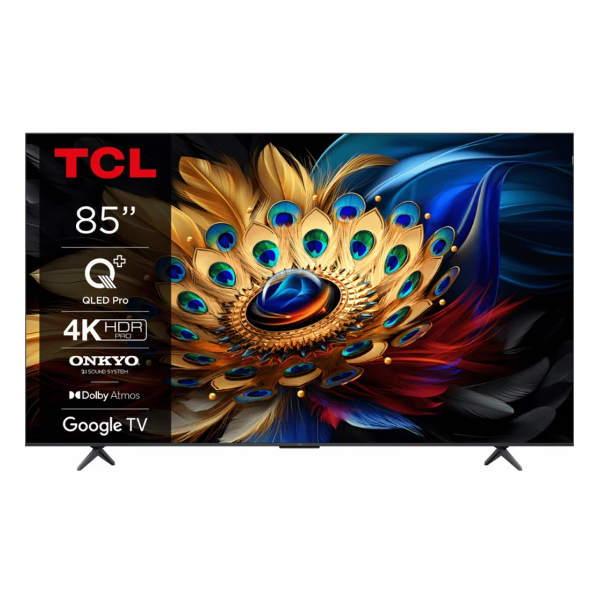 Televizor TCL 85C655/QLED/85"/4K UHD/60Hz/Google TV/crna