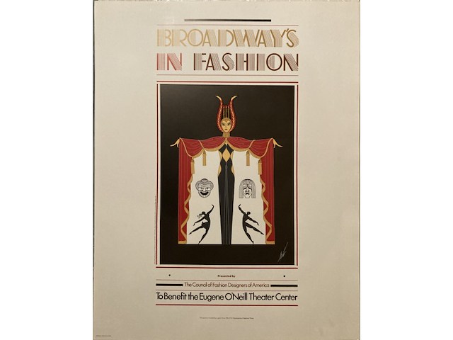 Erte, Broadway`s in Fashion, litografija