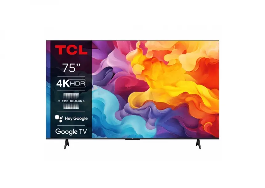 Televizor TCL 75V6B/LED/75"/4K HDR/60Hz/Google TV/crna