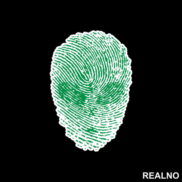 FINGERPRINT - THE X FILES - NALEPNICA