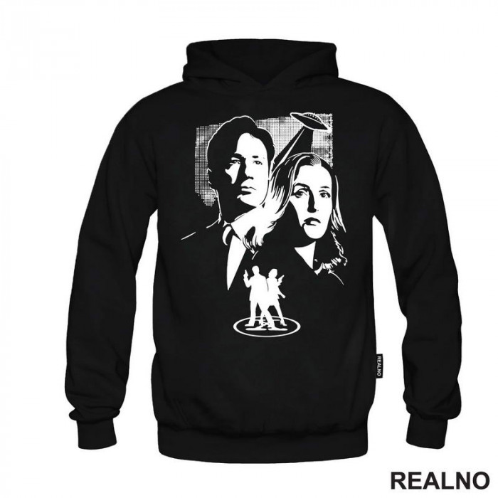 MULDER AND SCULLY DOTS - THE X FILES - DUKS